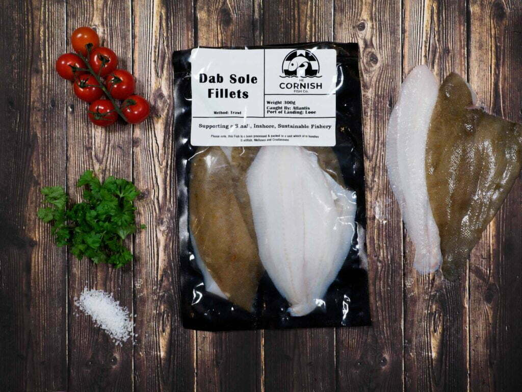 Looe Bay Dab Sole Fillet For 2 - Pengellys Fishmongers of Looe